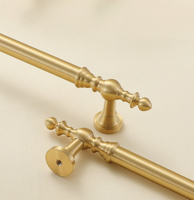 Regal Solid Brass with Brushed Brass Finish – Luxhandles