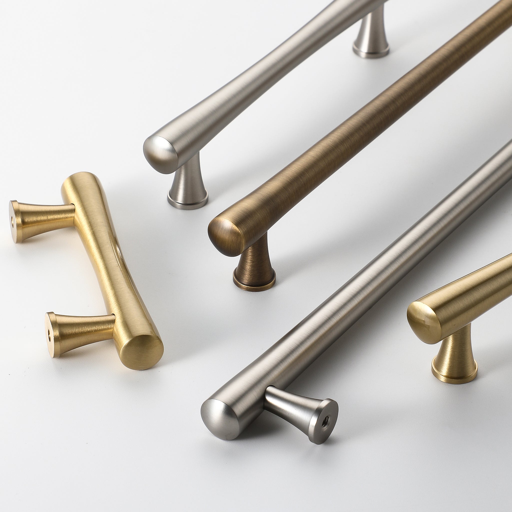 Brio Brass Handle | 3 Colors & 6 Sizes | LuxHandles Australia