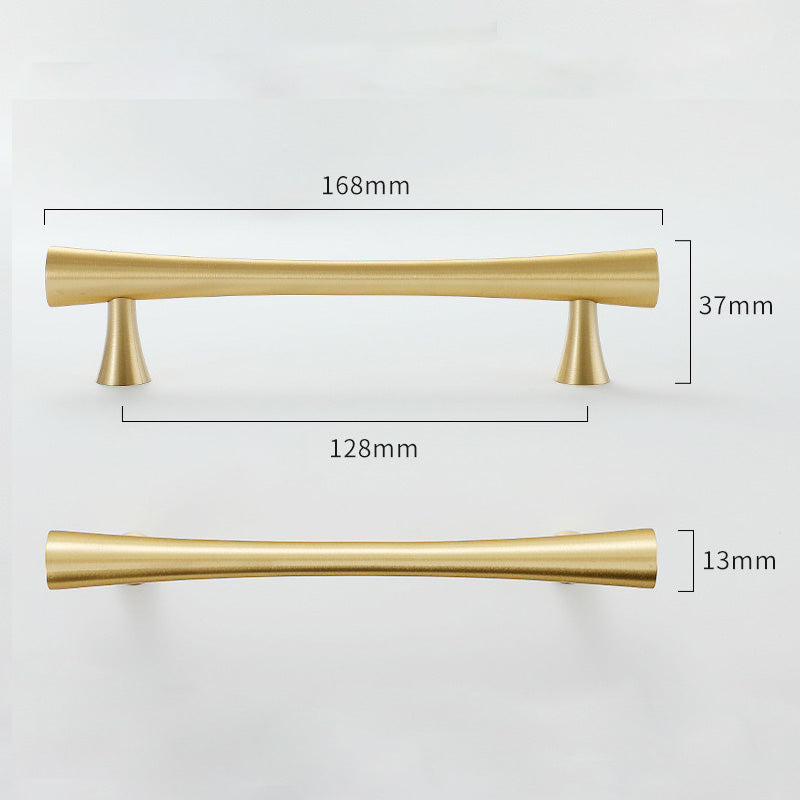 Brio Solid Brass with Classic Brass Finish – Luxhandles