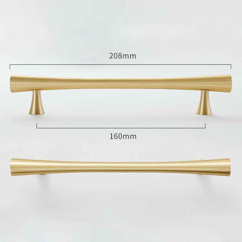 Brio Solid Brass with Classic Brass Finish – Luxhandles