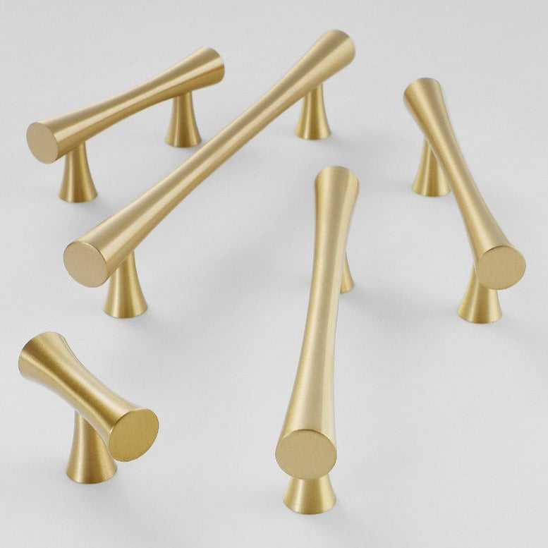 Brio Solid Brass with Classic Brass Finish – Luxhandles