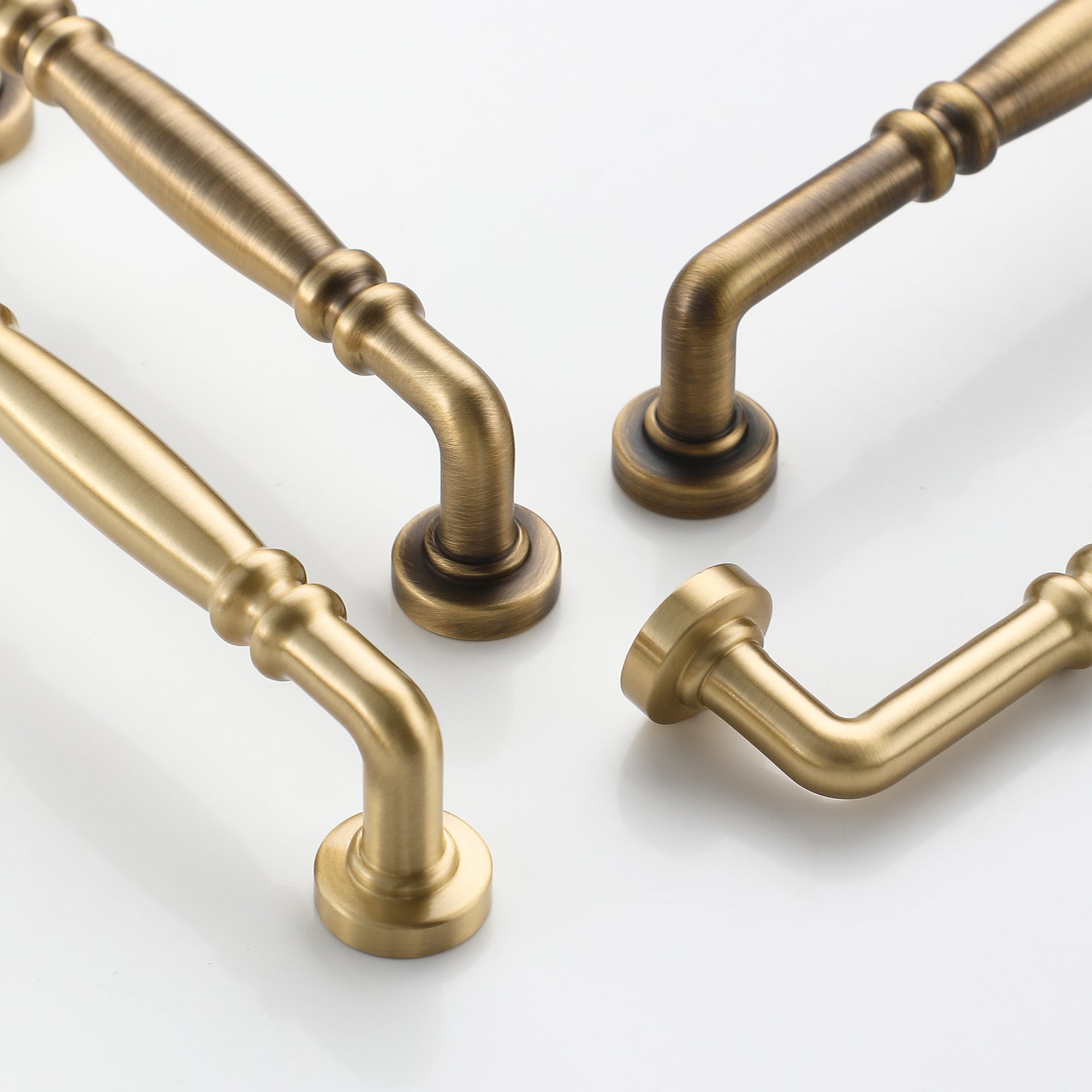 Antique Brass Cabinet Handles | 2 Colors & 3 Sizes | LuxHandles Australia
