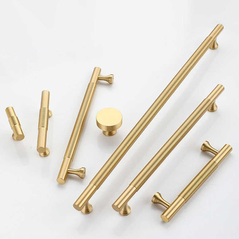Modern and Minimalistic Linear Solid Brass Collection