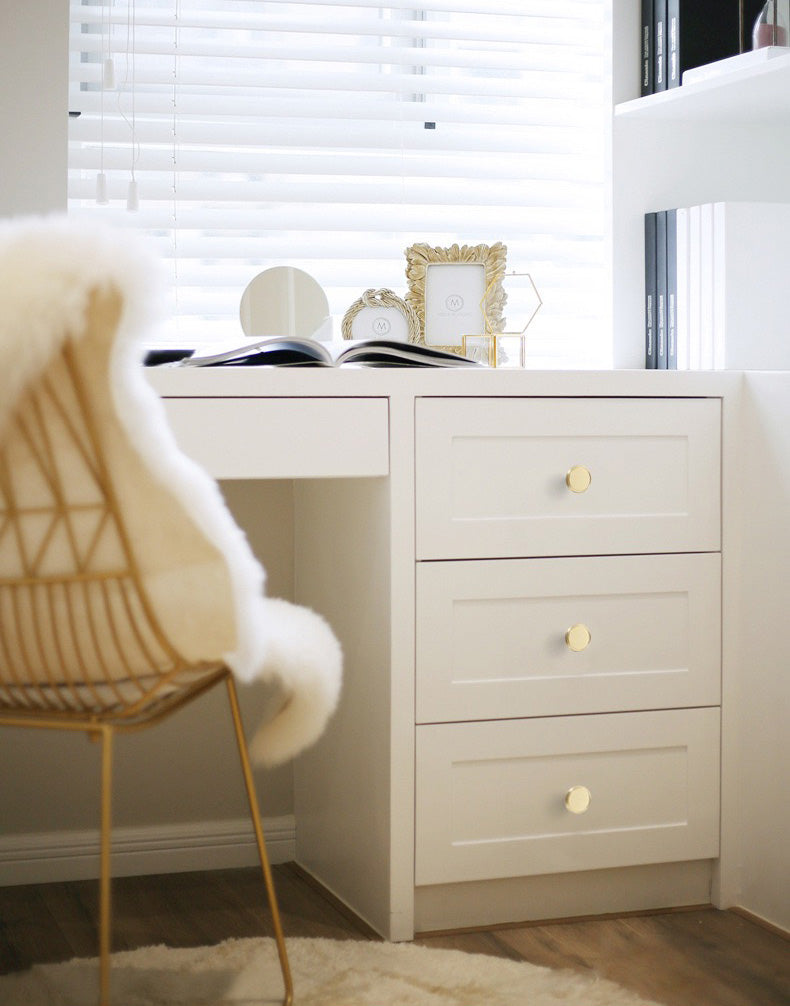 Flat Circle Solid Brass Knob – Luxhandles